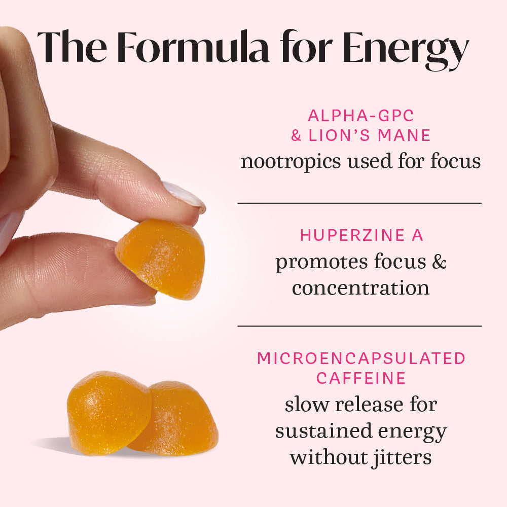 Rise Up Energy & Focus Gummies – Winged Wellness
