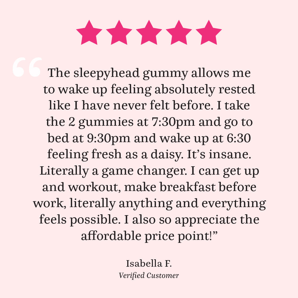 Sleepyhead Sleep Support Gummies – Winged Wellness